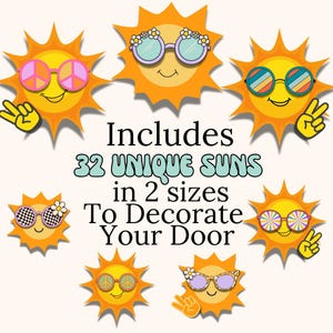 Back to School Classroom Door Decor Kit Printable Sunshine Classroom ...