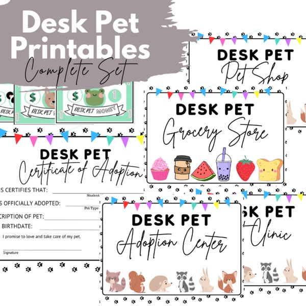 Desk Pets - Etsy