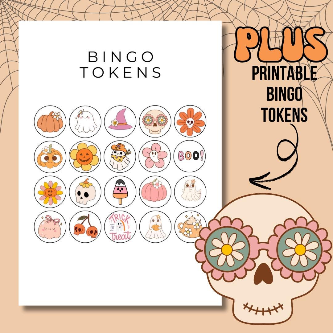 Halloween Bingo Printable Halloween Bingo Cards for Classroom Fun ...