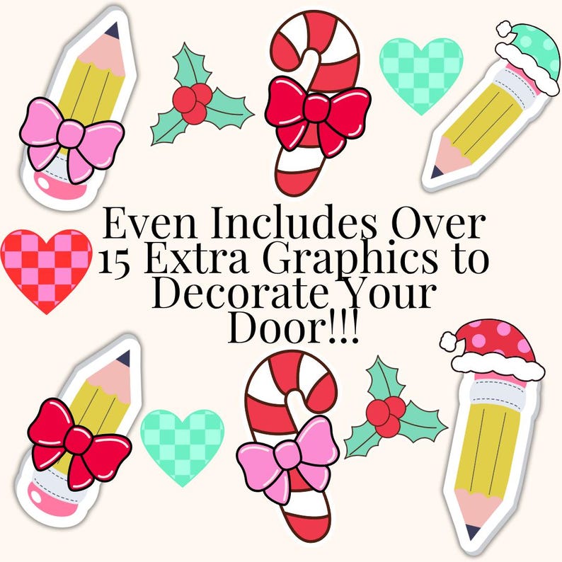 Christmas Classroom Door Decor Kit Printable Geese Classroom Door ...