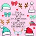 Reindeer Christmas Classroom Door Decor Kit Printable Christmas ...