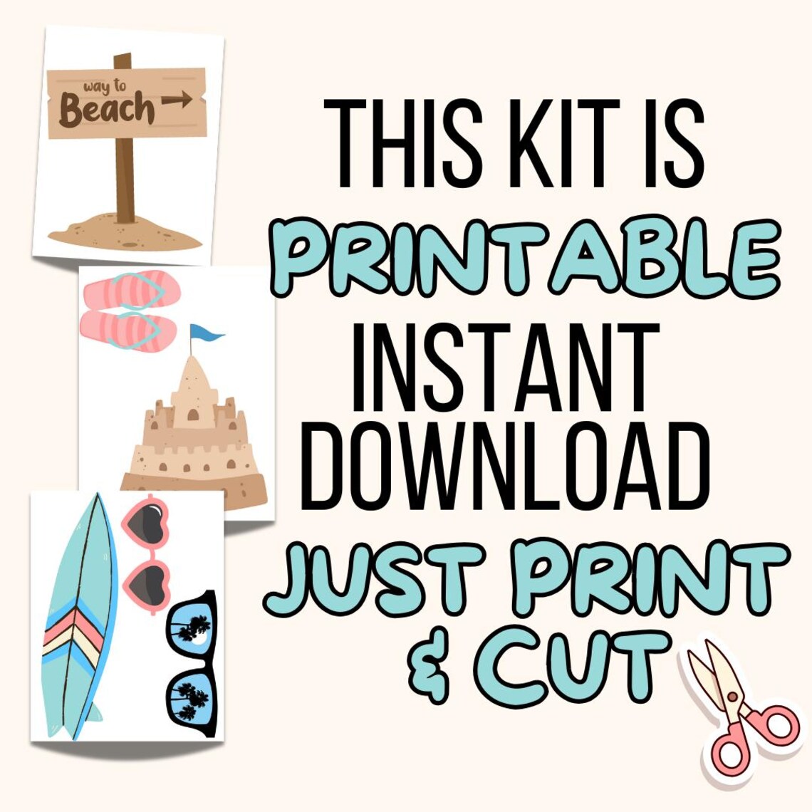 Summer Classroom Door Decor Kit Printable End of School Year Classroom ...