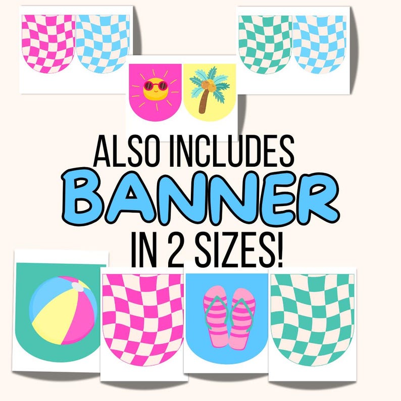 Summer Classroom Door Decor Kit Printable End of Year Classroom Decor ...