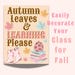 Classroom Posters Fall Printable Western Classroom Decor Fall Posters ...