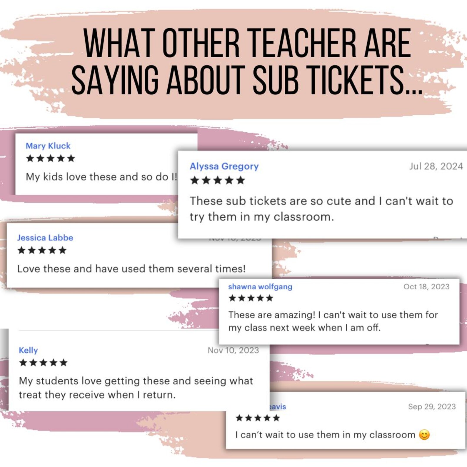 Boho Sub Tickets: Classroom Incentive, Substitute Teacher Reward ...