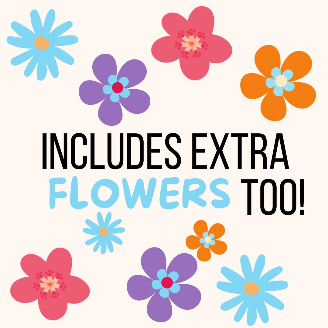 Spring Classroom Door Decor Kit Printable Flower Classroom Decor Cute ...