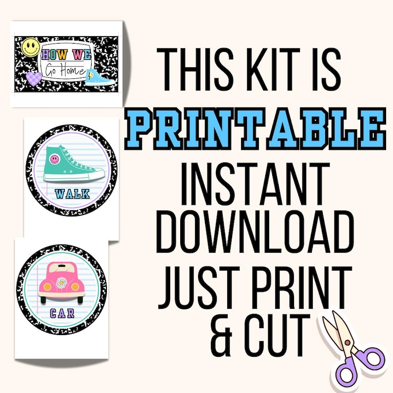 How We Go Home Classroom Posters: Editable Dismissal Chart (digital ...