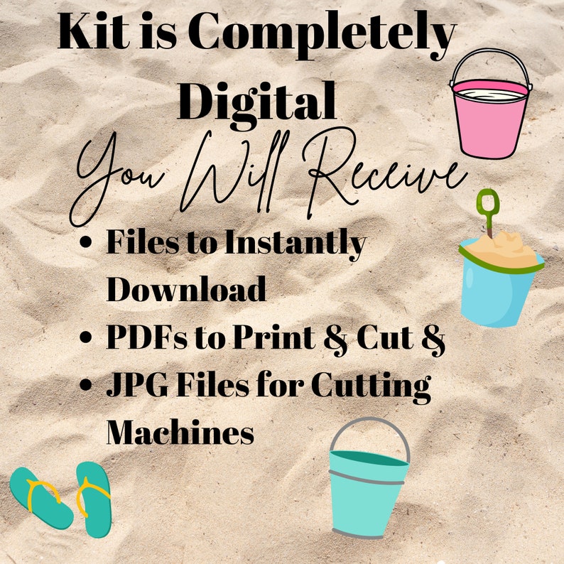 Summer Bulletin Board Kit Summer Bucket List Printable Bulletin Board ...