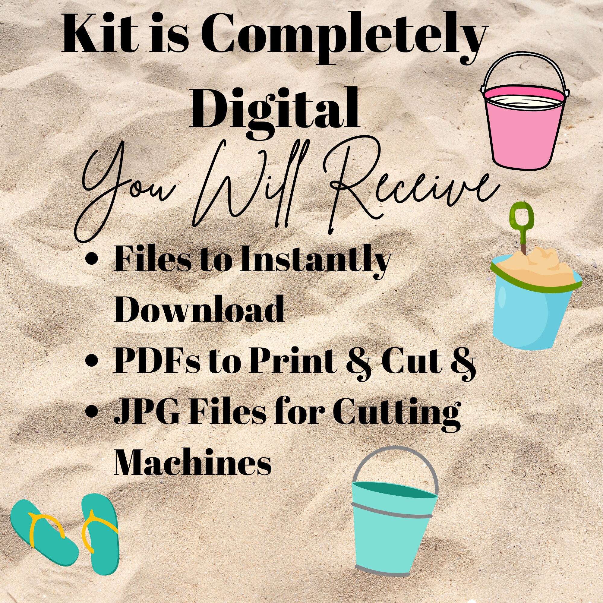 Summer Bulletin Board Kit Summer Bucket List Printable Bulletin Board ...