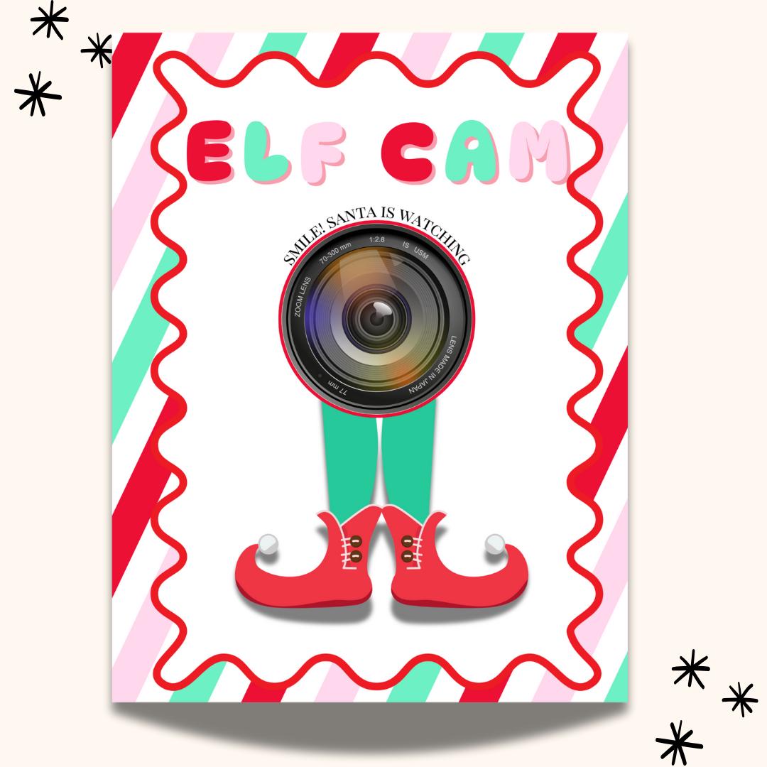 This Classroom is Under Elf Surveillance Sign Printable Classroom Elf ...