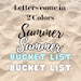 Summer Bulletin Board Kit Summer Bucket List Printable Bulletin Board ...