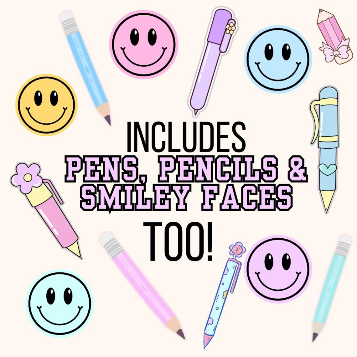 Pastel Composition Notebook Classroom Door Decor Kit: Editable Back to ...