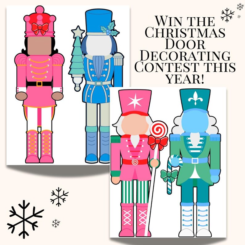 Christmas Classroom Door Decor Nutcracker Classroom Door Decoration ...