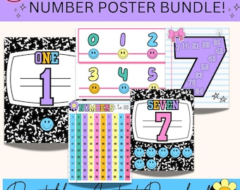 Alphabet Posters Classroom Printable Composition Notebook Classroom ...