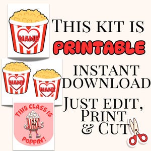 Valentines Classroom Door Decor Kit Cute Valentine's Day Classroom Door ...