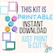 Our Class Family Classroom Door Decor Kit: Printable Back to School ...