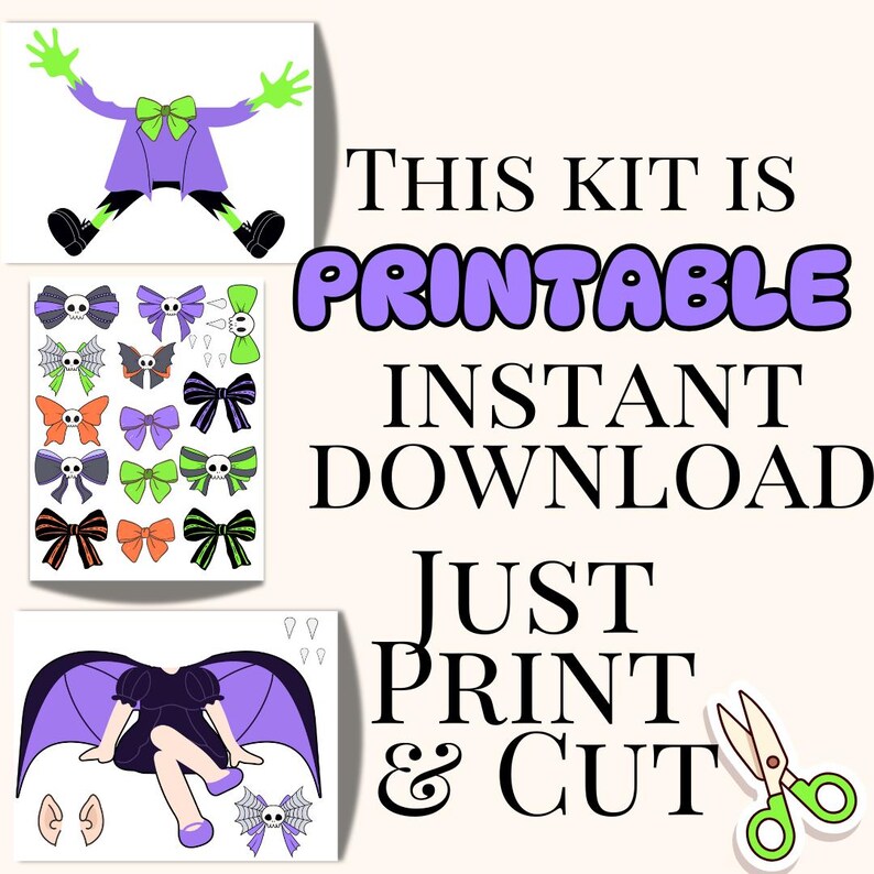 Monster Halloween Classroom Door Decor Kit Printable (PDF) - Etsy