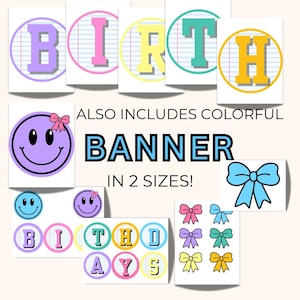 Printable Classroom Birthday Chart: Composition Notebook Theme (digital ...