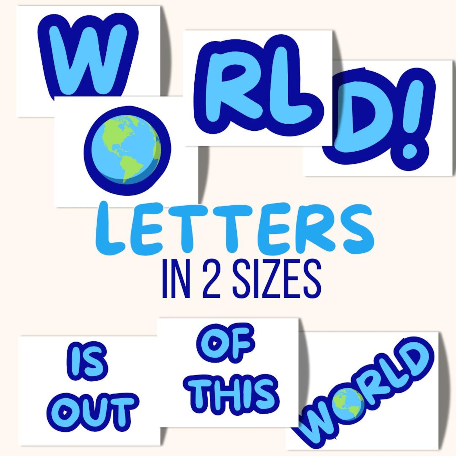 Space Classroom Door Decor Kit Printable Astronaut Classroom Decor Cute ...