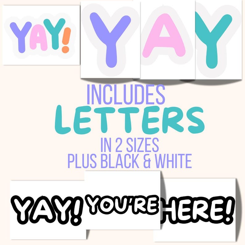 Back to School Classroom Door Decor Kit Printable Welcome Classroom ...