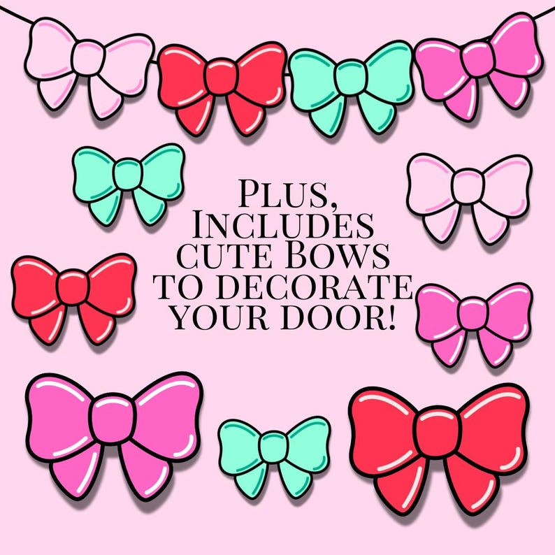 Funny Christmas Classroom Door Decor Kit 6 7 Kindness Classroom Door ...