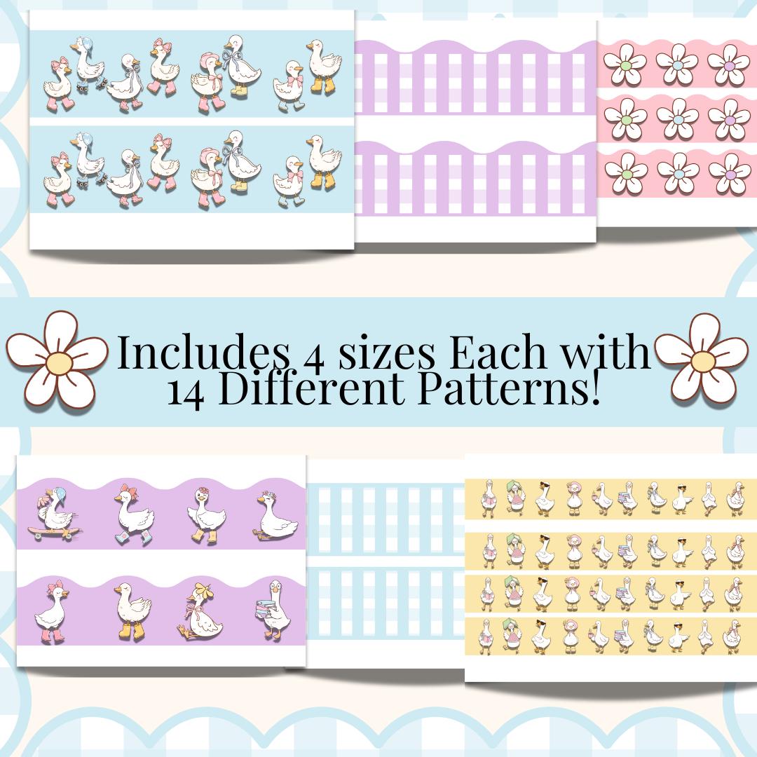 Bulletin Board Borders Printable Silly Goose Theme Classroom Decor ...