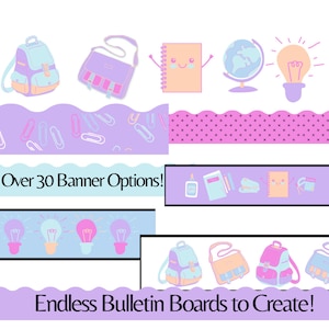 Pastel Classroom Theme Bundle Modern Classroom Decor Bundle Printable ...