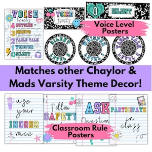 Varsity Patch Flip Calendar Classroom Set Printable Classroom Flip ...