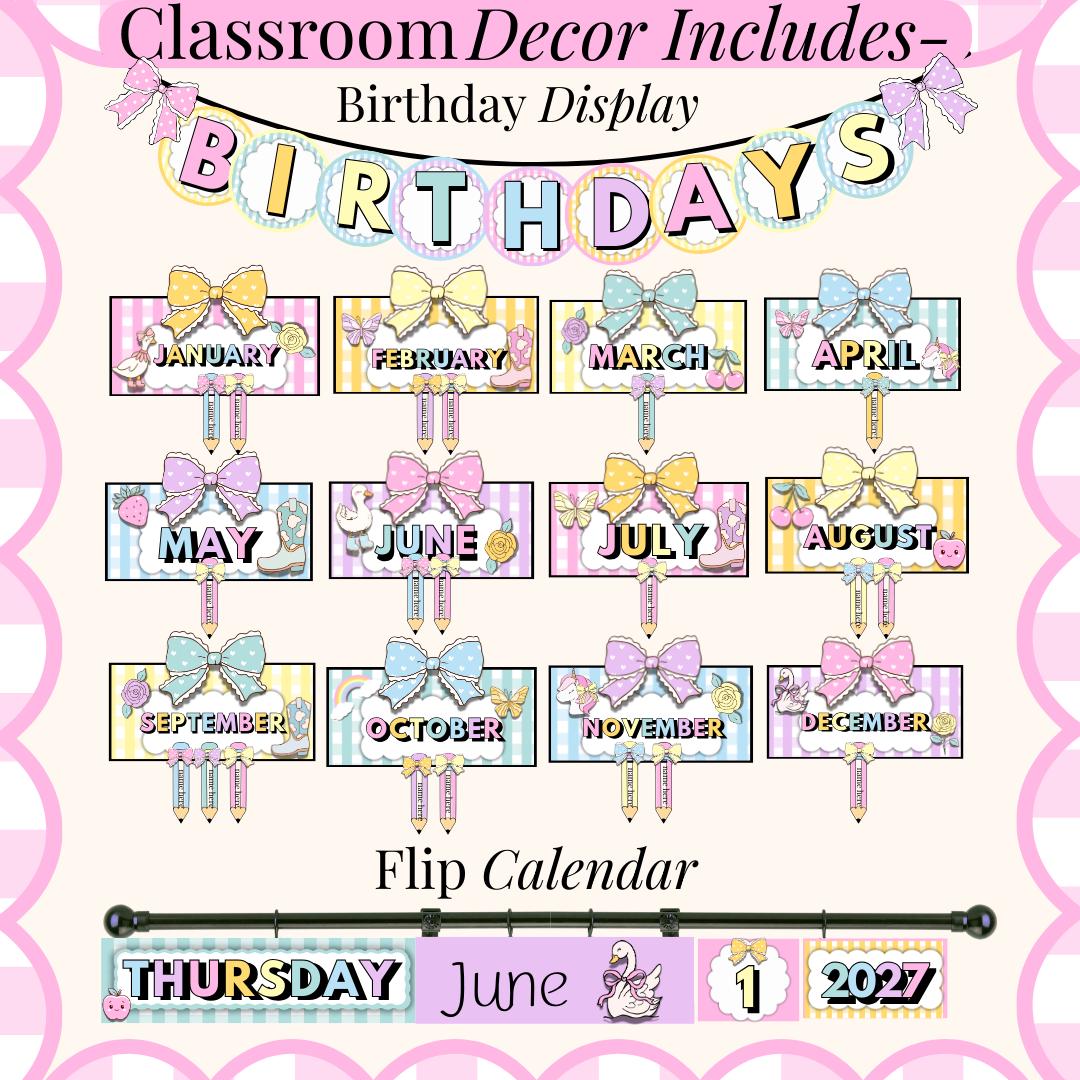 Pastel Classroom Bundle Elementary Pretty in Pastel Classroom Theme ...