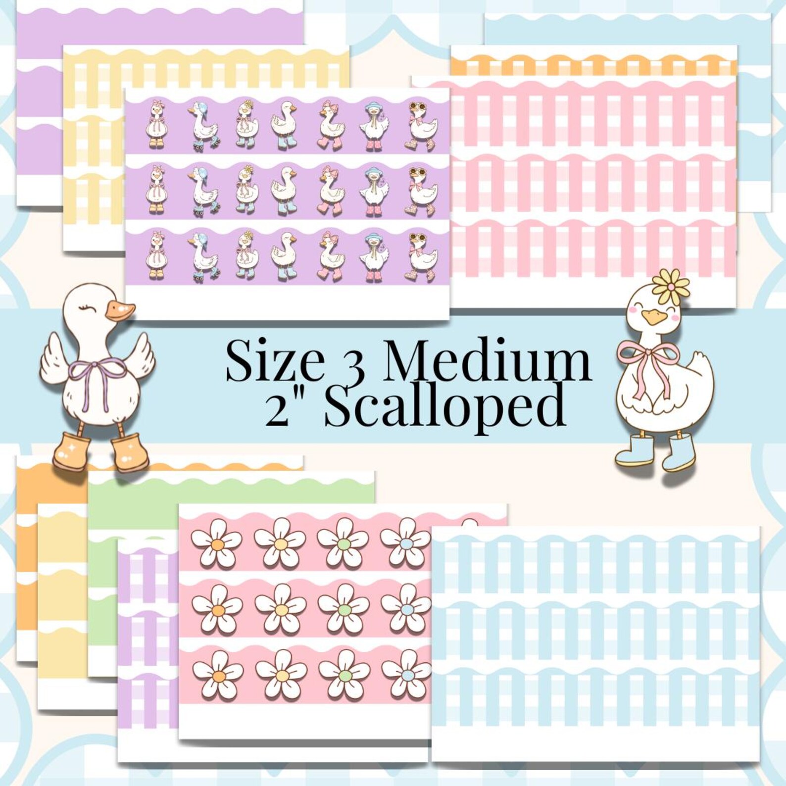 Bulletin Board Borders Printable Silly Goose Theme Classroom Decor ...