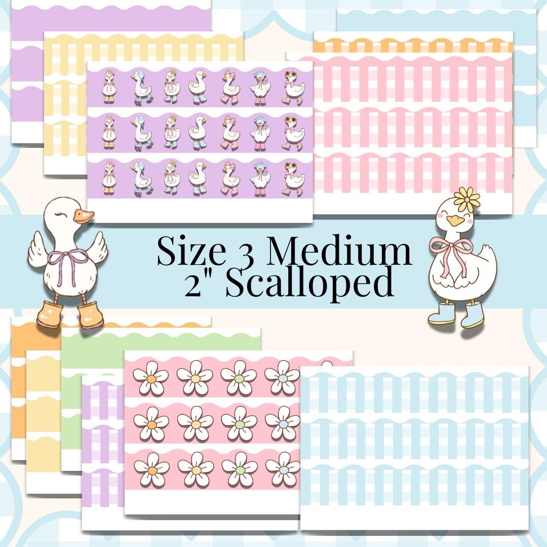 Bulletin Board Borders Printable Silly Goose Theme Classroom Decor ...