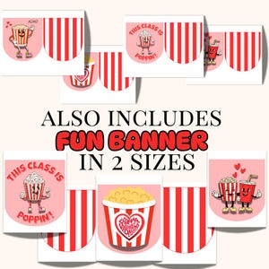 Valentines Classroom Door Decor Kit Cute Valentine's Day Classroom Door ...