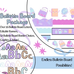 Pastel Classroom Theme Bundle Modern Classroom Decor Bundle Printable ...