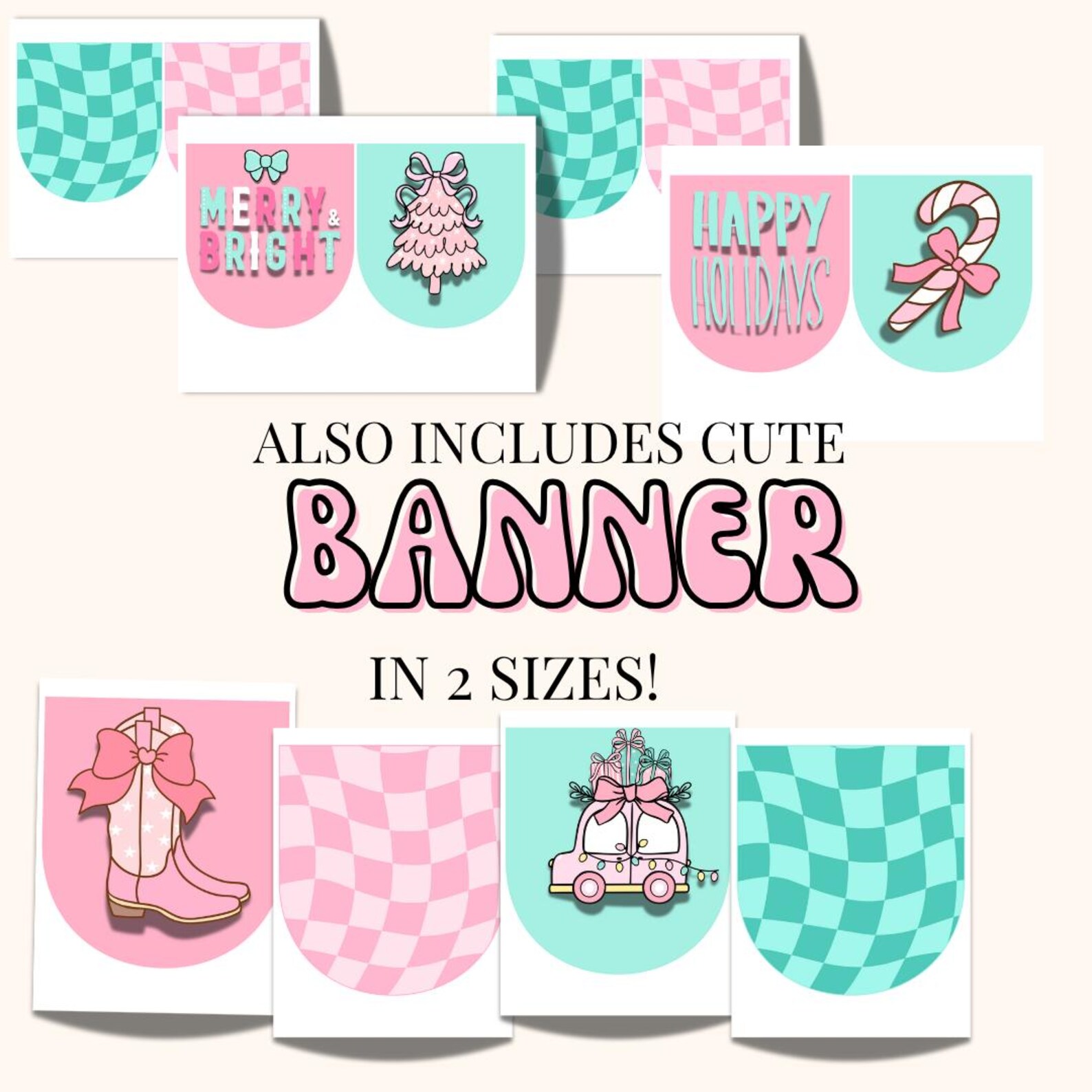 Christmas Classroom Door Decor Kit Printable Cute Christmas Bulletin ...