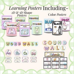 Silly Goose Classroom Bundle Elementary Pastel Classroom Decor Silly ...
