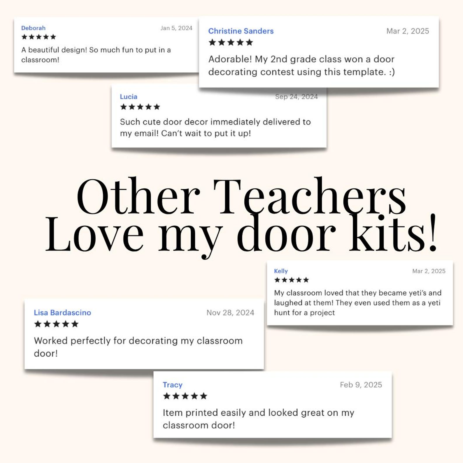 Snowmen Classroom Door Decor Kit Printable Christmas Bulletin Board ...