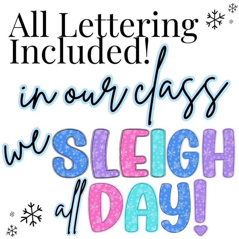 Christmas Classroom Door Decor Kit Printable Winter Bulletin Board ...