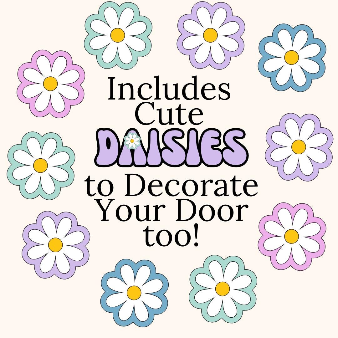 Back to School Classroom Door Decor Kit Printable Sunshine Classroom ...