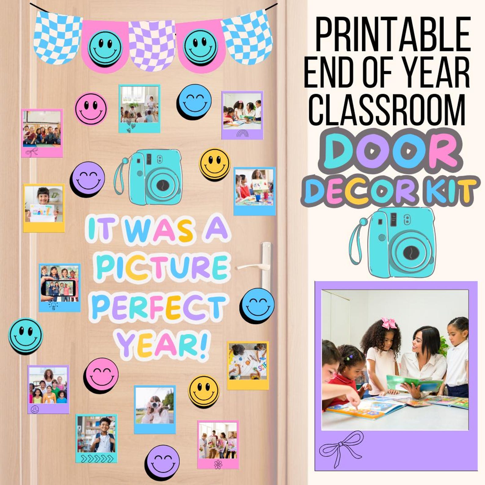 End of the Year Classroom Door Decor Kit Printable Summer Classroom ...