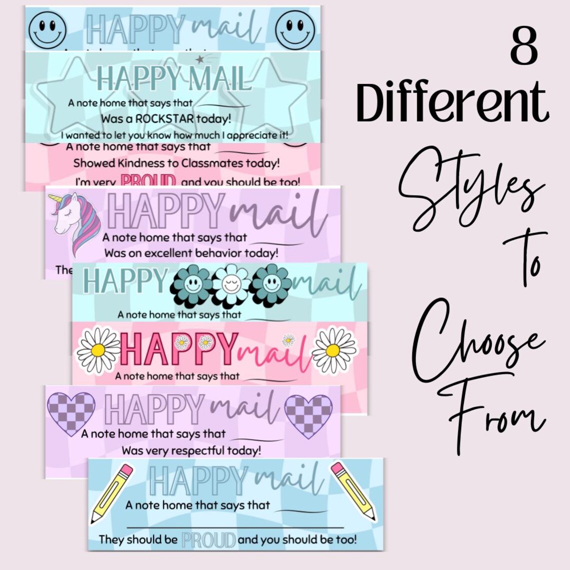 Student Rewards Printable Classroom Incentive Classroom Reward System ...