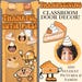 Gratitude Feast Bulletin Board Kit Thanksgiving Door Decor Editable ...