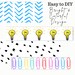 Printable Bulletin Board Borders Set of 8 Instant Download Modern ...