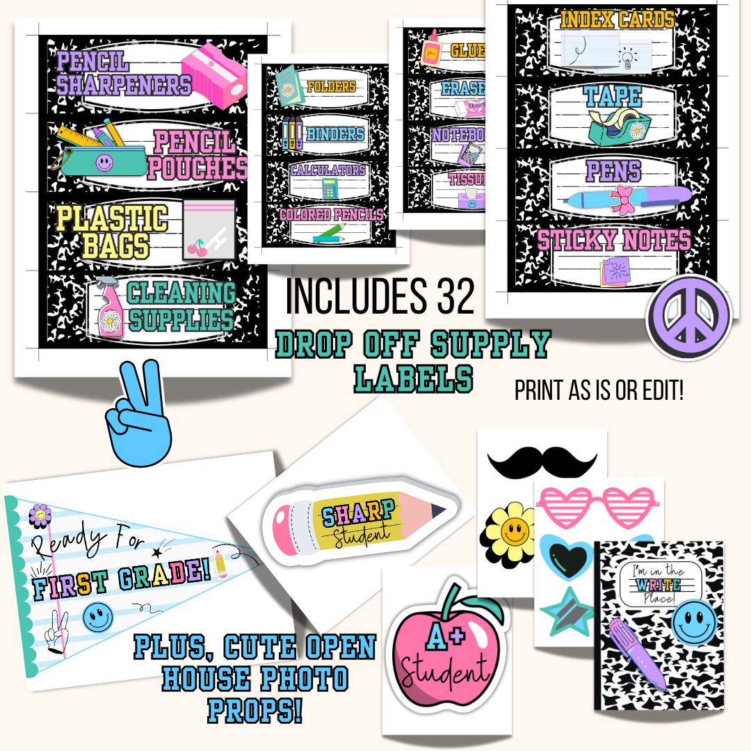 Editable Open House Template Bundle: Back to School Night, Classroom ...