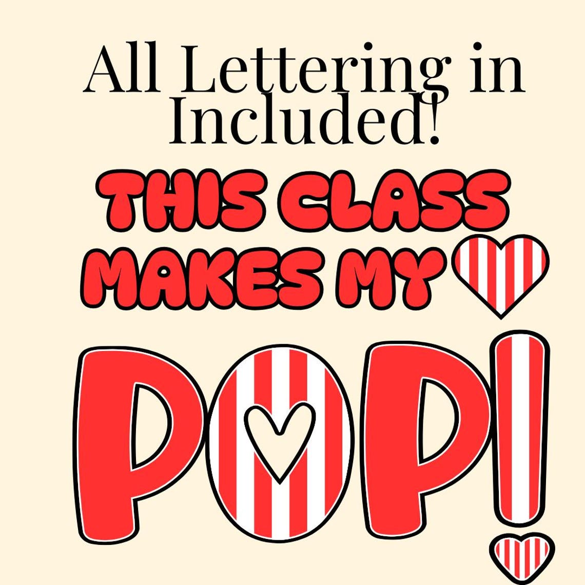 Valentines Classroom Door Decor Kit Cute Valentine's Day Classroom Door ...