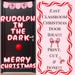 Rudolph Christmas Classroom Door Decor Kit: Printable Holiday ...