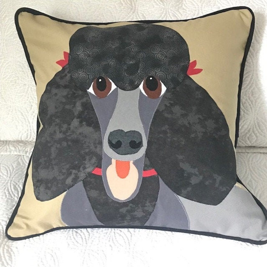Poodle Pillow Cover - Etsy