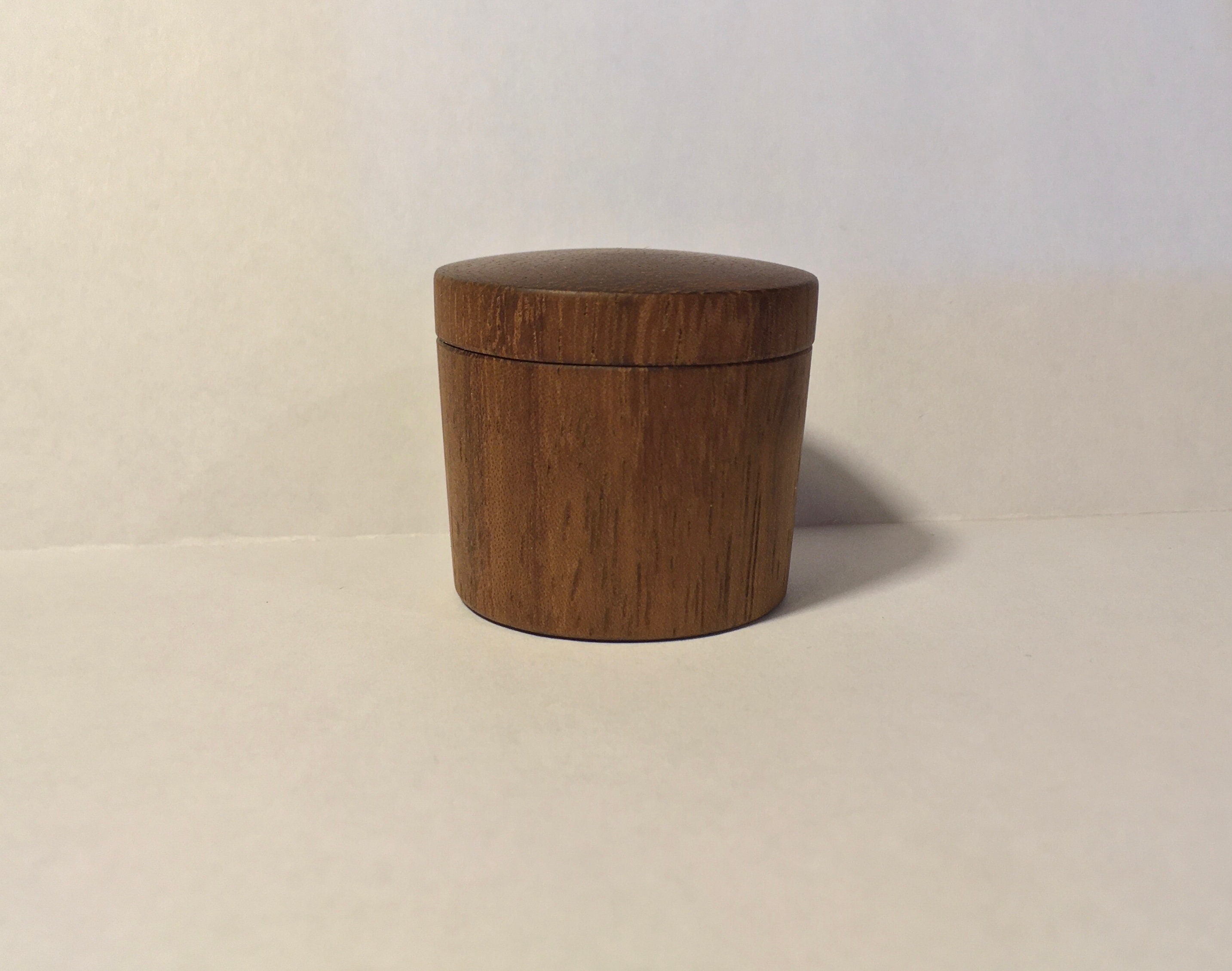 Tiny Teak Container - A Little Hardwood Stash - Etsy