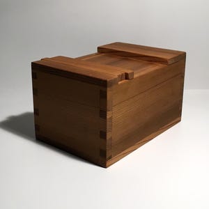 Japanese Toolbox Style Keepsake Box Dovetailed Small Box - Etsy