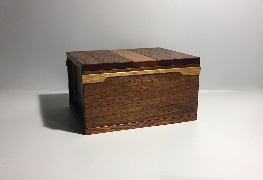Japanese Toolbox Style Display Box - Beautiful Hard Woods - Etsy