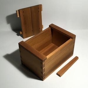 Japanese Toolbox Style Keepsake Box Dovetailed Small Box - Etsy